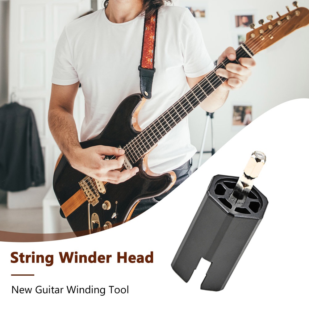 Guitar Assemble Electric Drill Hexagonal Bass String Winder Musical ...