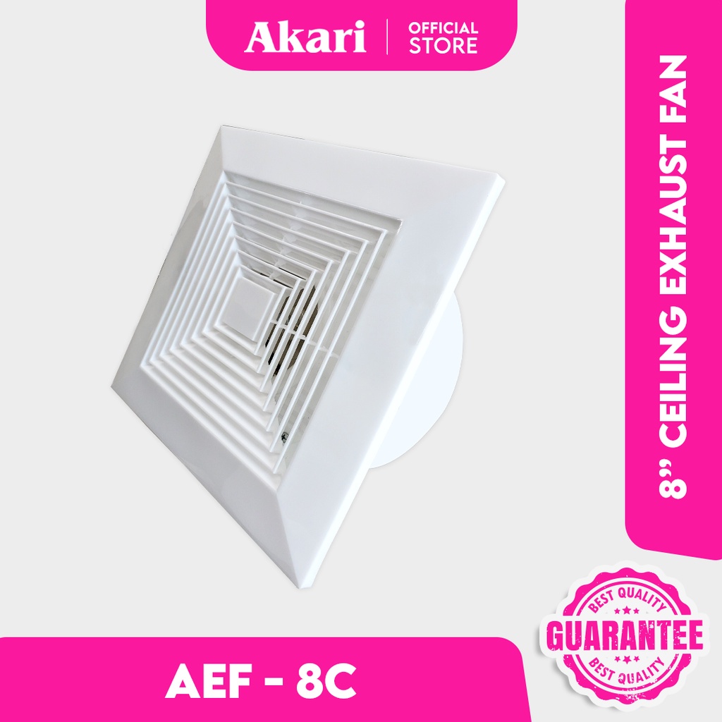 ∋Akari 8-inch Ceiling Exhaust Fan (AEF-8C) | Shopee Philippines