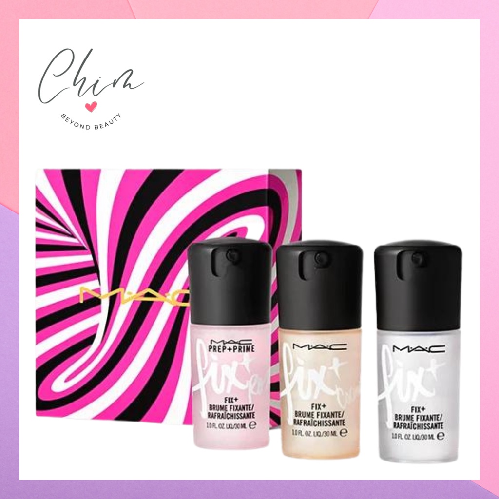 【Hot Sale】MAC Prep + Prime Fix Plus | Mystic Mist Mini Fix+ Trio Set ...
