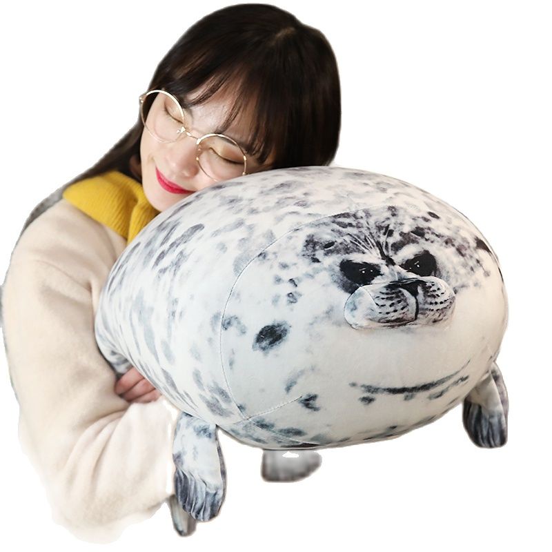 Super simulation Japan Seal Plush toy 3D printing Lifelike Seal Stuffed ...