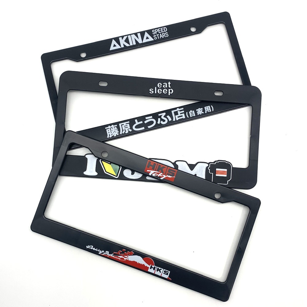 Hot HKS USA Standar Car License Plate Frame Jdm For Bride Akina JDM ...