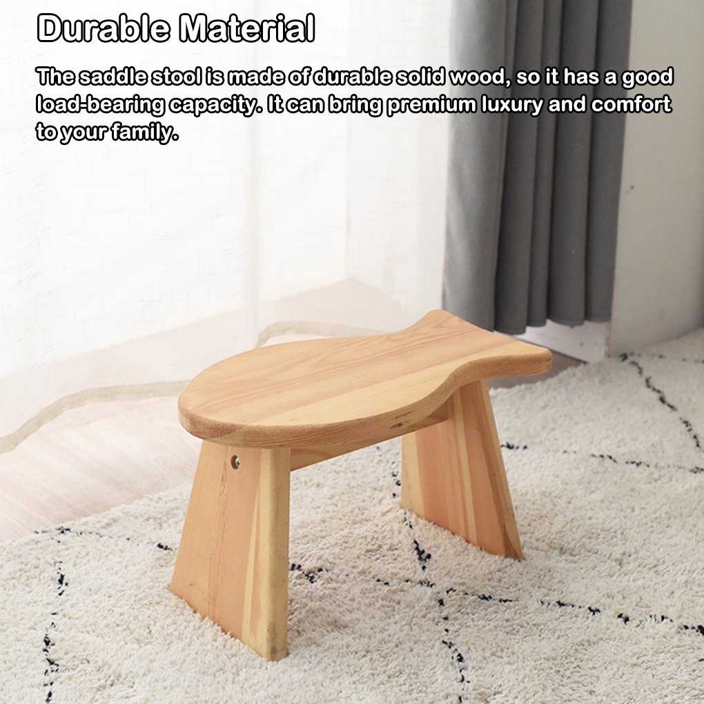 Solid Wood Texture Stool Chair Children Adult Small Furniture Multi ...