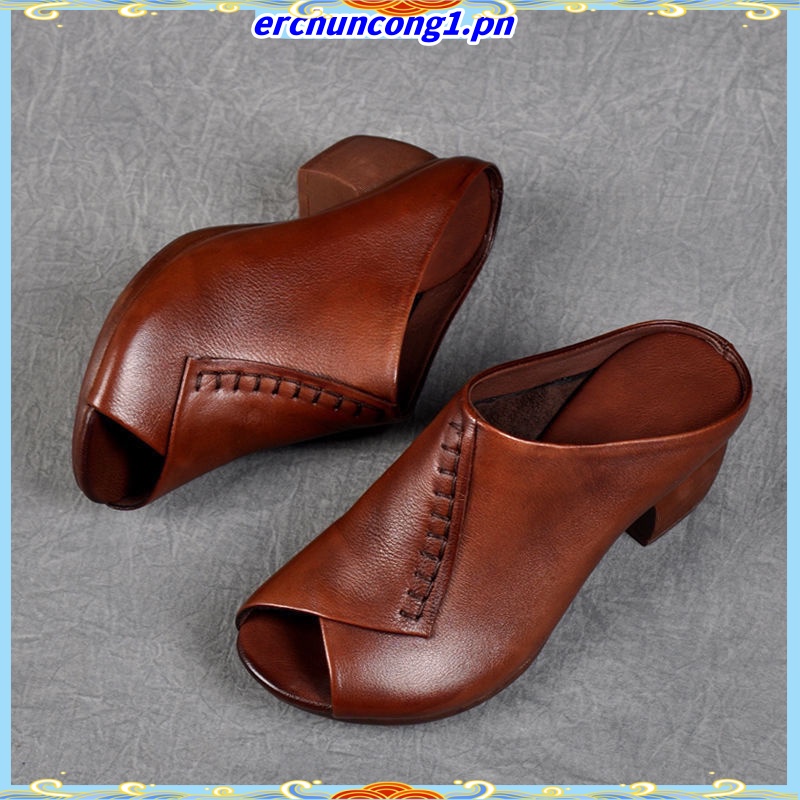 YVAU Korean Sandals With Heels White 1 2 Inch Sandals For Women Heels ...