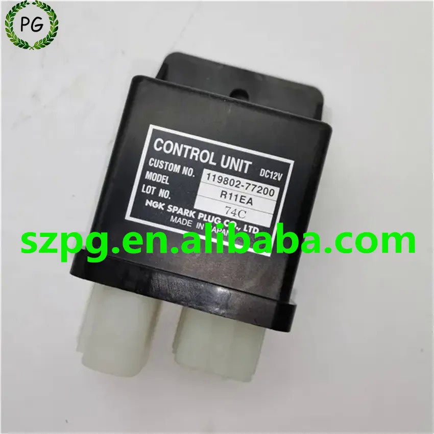119802-77200 Control Unit 12V Safe start relay Excavator Relay ...