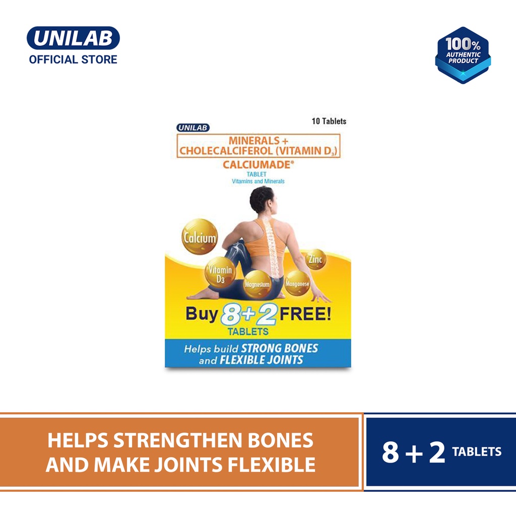 Calciumade 8+2 Flexi-Saver Pack (Helps Strengthen Bones And Make Joints ...