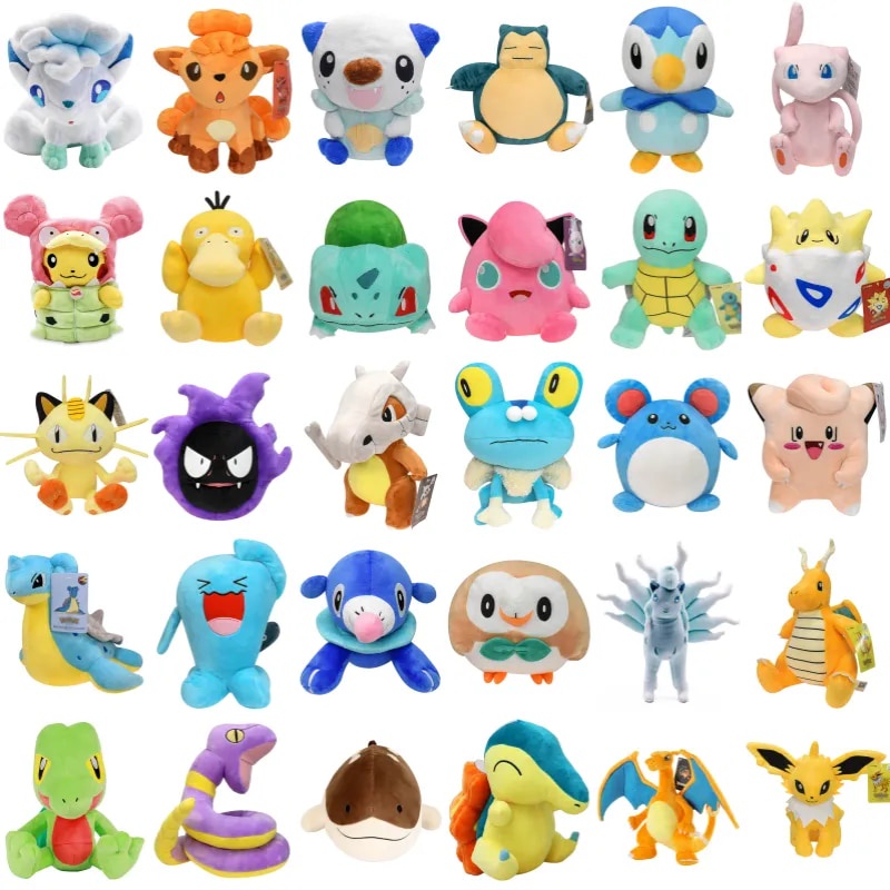 Pokemon Squirtle Alolan Vulpix Bulbasaur Pikachu Snorlax Piplup ...