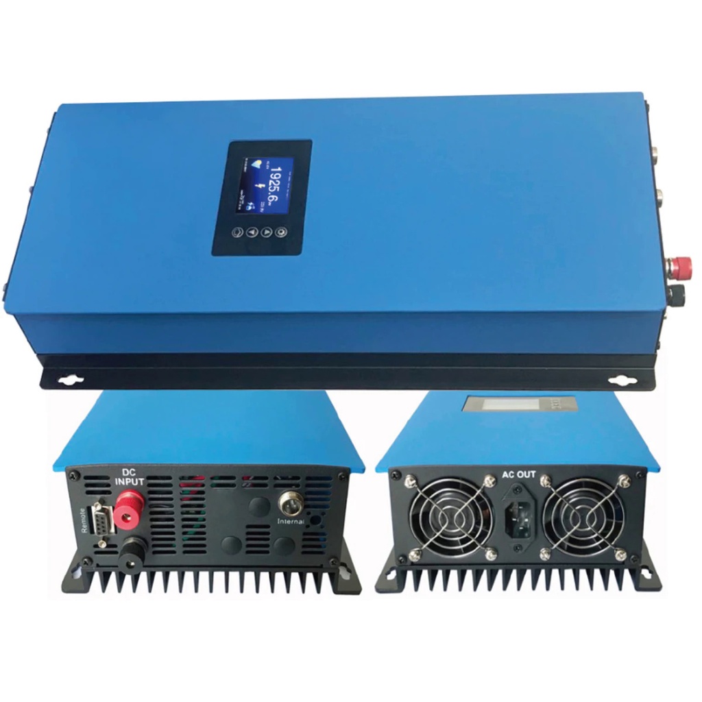 2000W Solar Grid Tie inverter With LCD&internal limiter function,MPPT ...