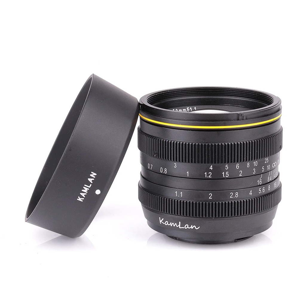Kamlan 50mm F1.1 APS-C Large Aperture Lens for NEX FX Micro4/3 M4/3 ...