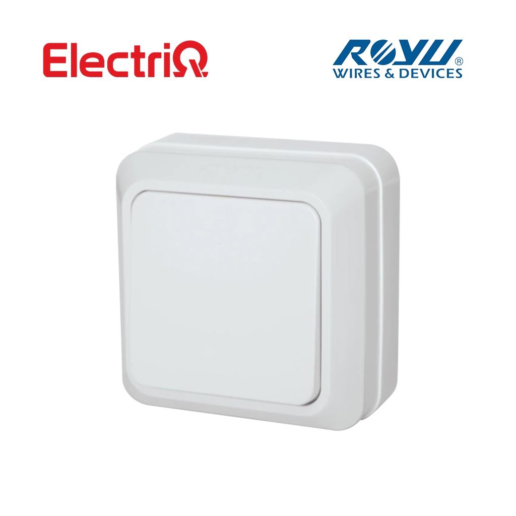Electriq l Royu Surface Type 1-Gang Switch 10A (250V) REDSW201 | Shopee ...