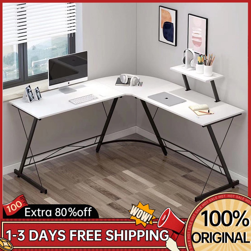 L-Shaped Corner Table, Computer Table, Game Table, Computer Table ...