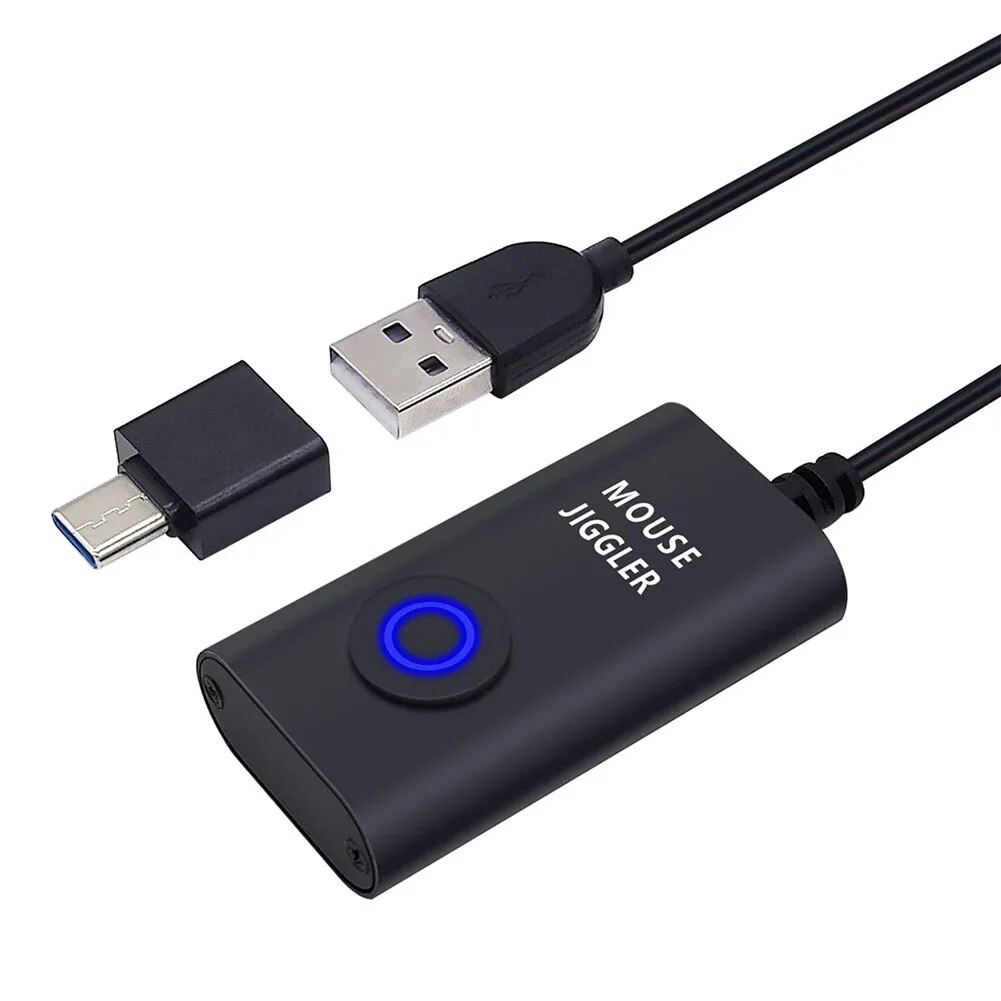 ~2 in 1 Automatic Mouse Jiggler Mover USB Drive-free Undetectable Mouse ...