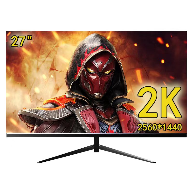 Monitors(27 inch LCD Monitors Gamer 75hz 2k HD Gaming Monitor Flat ...