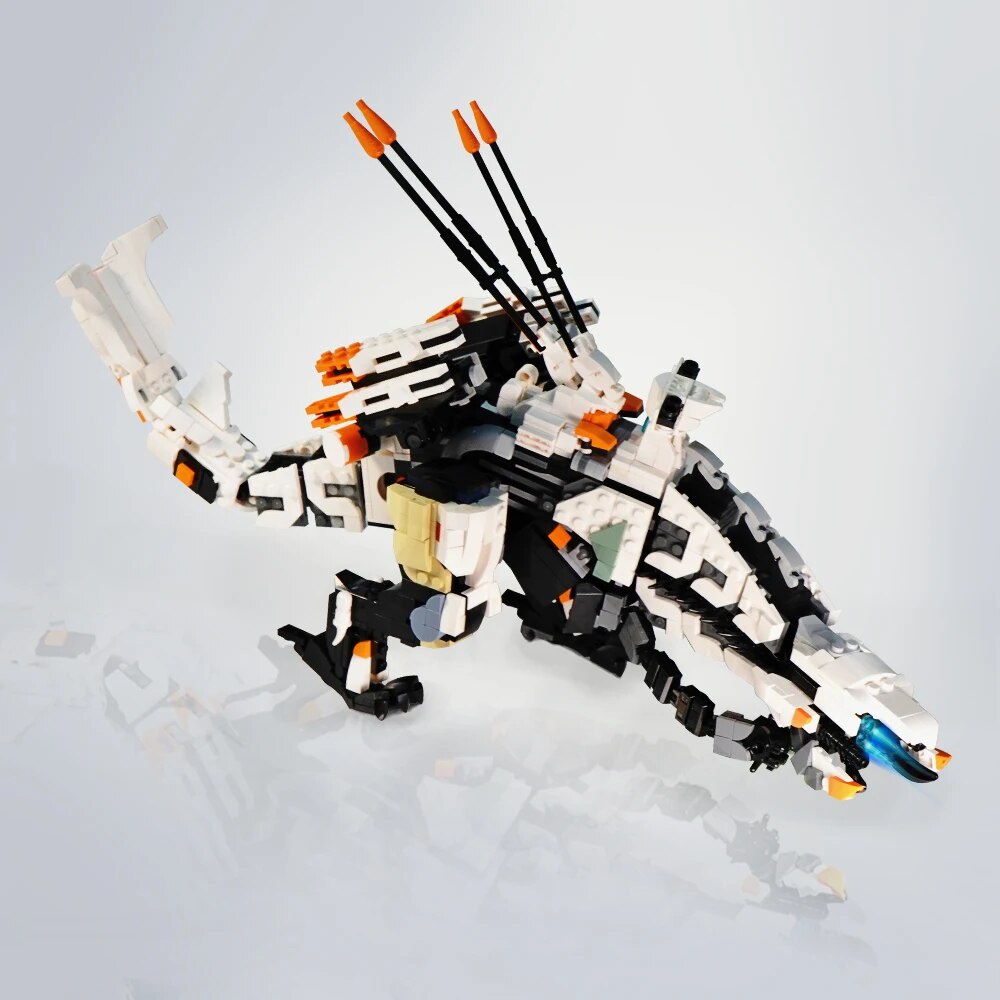 ⓥSuper Horizon Dawn Thunder Tooth Building Blocks Mechanical Monster ...