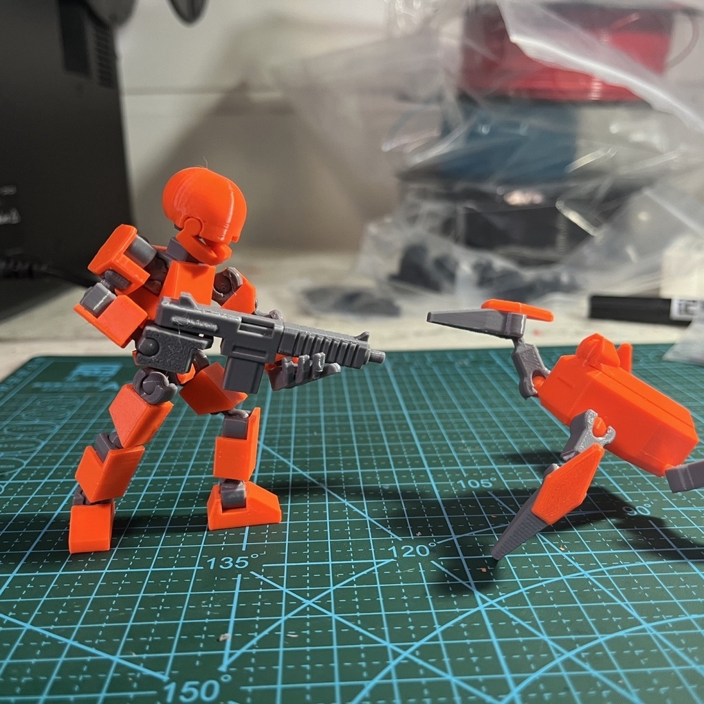Multi-joint Action Figure Minifigure DIY Robot Mecha 3D Printing Model ...