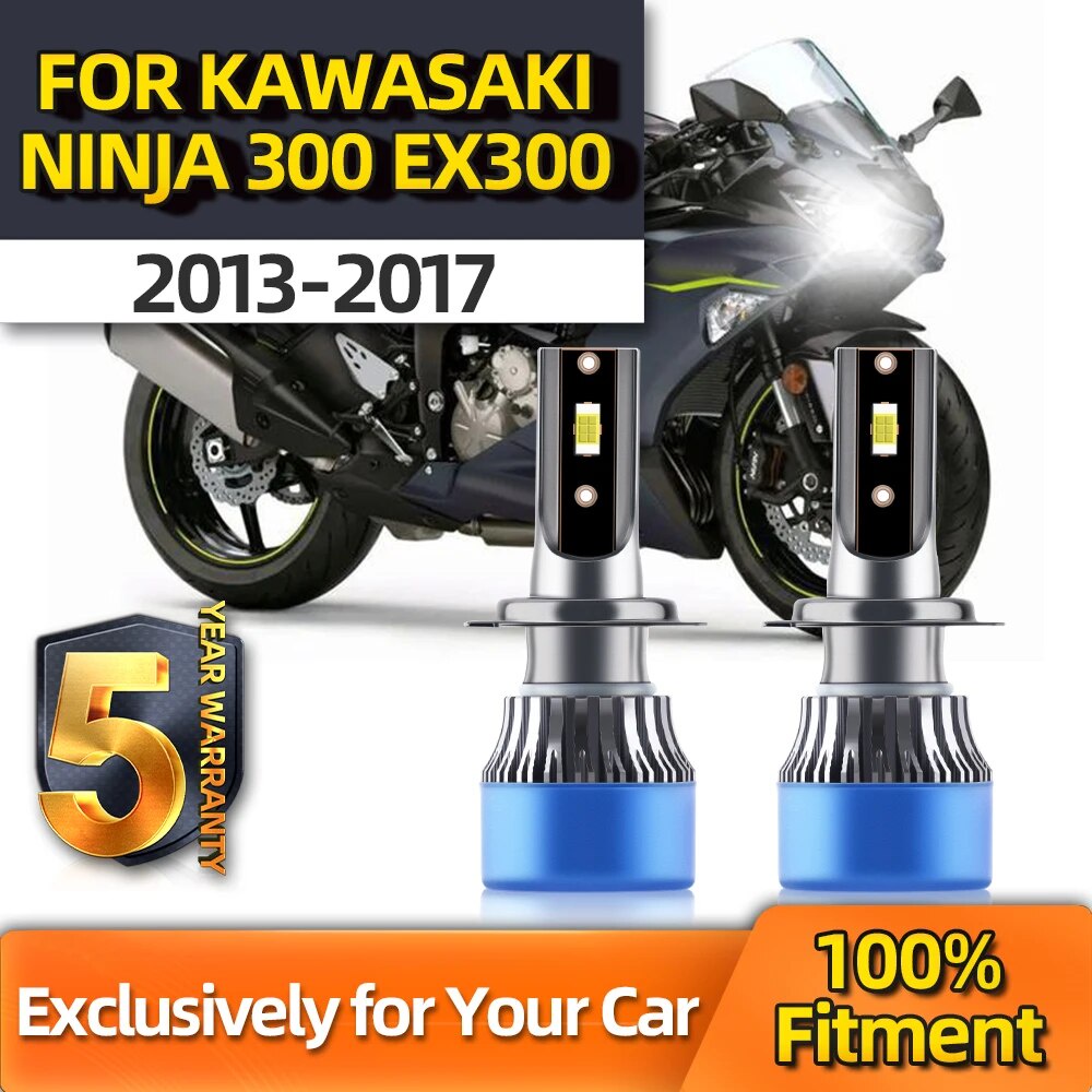 Crossfox 12V 70W 20000LM LED Motorcycle CSP Chip Headlight 2x High/Low ...