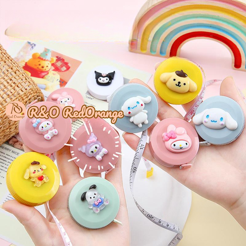 R&O Korean Cute Style tape measure Retractable mini Portable Measuring ...