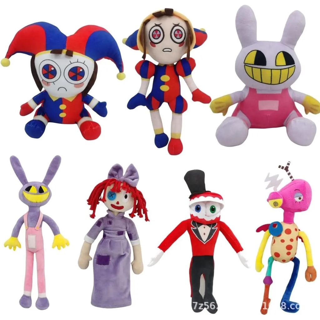 The Amazing Digital Circus Plush Pomni And Jax Plushie Doll Toys Cute