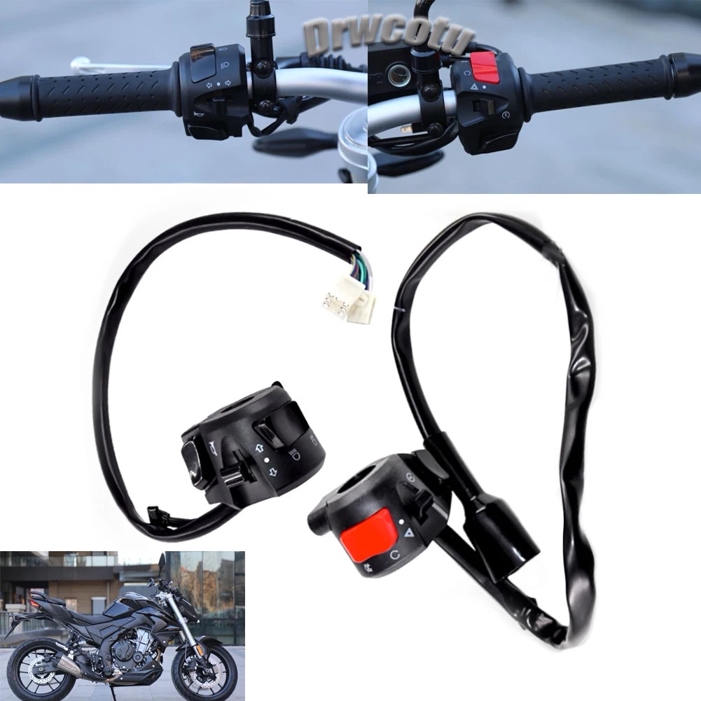 Left&Right Brake Handle Headlight Turn Signal Switch Assy For LONCIN ...
