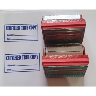 Rubber Stamp Machine Made Wooden Handle..'CERTIFIED TRUE COPY-4 ...