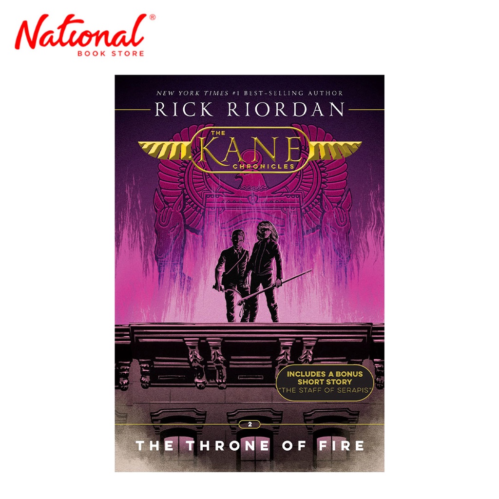 Kane Chronicles Book 2: The Throne of Fire by Rick Riordan - Trade ...