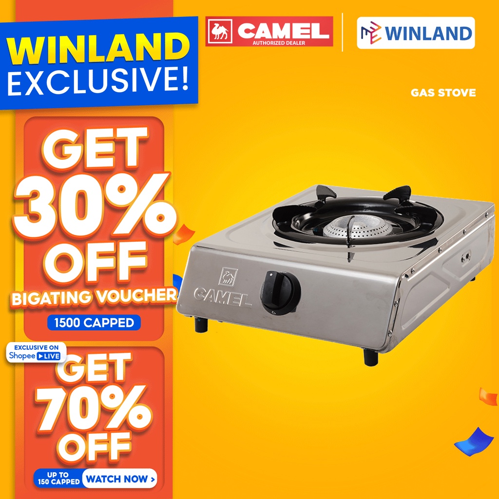 Camel by Winland Single Burner Stove CGS-400S | Shopee Philippines
