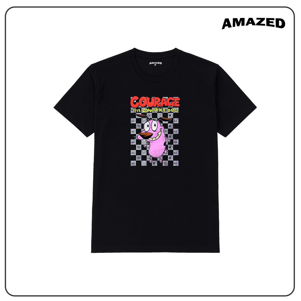 Courage the Cowardly Dog Shirt T-shirt Merchandise D3 Amazed | Shopee ...