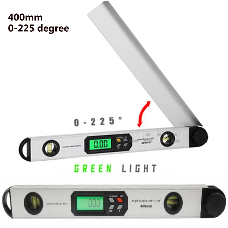 400mm 16inch range finder Digital Protractor Digital Angle Finder level ...