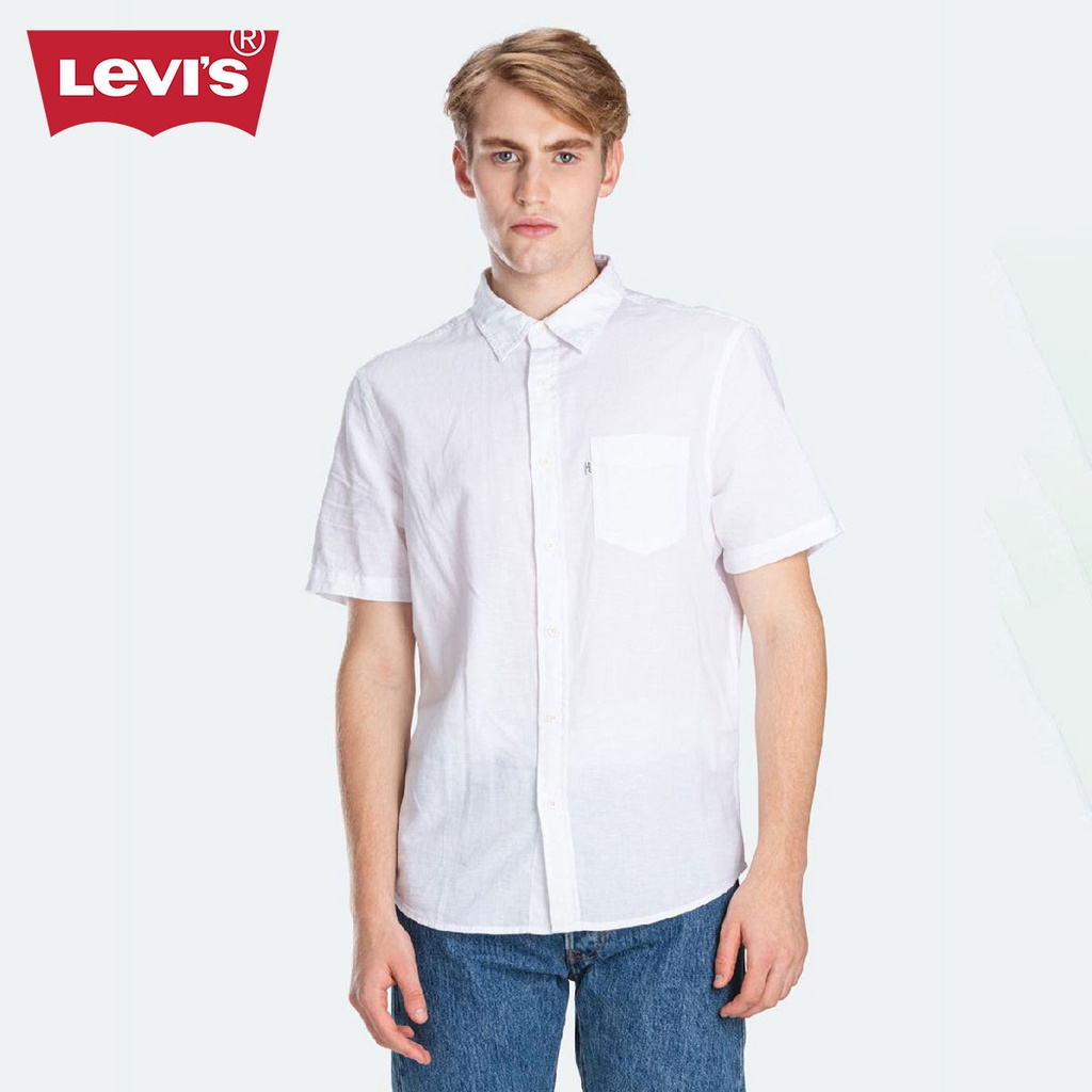 Levi's® Men's Short Sleeve Classic 1 Pocket Standard Fit Shirt 86627 ...
