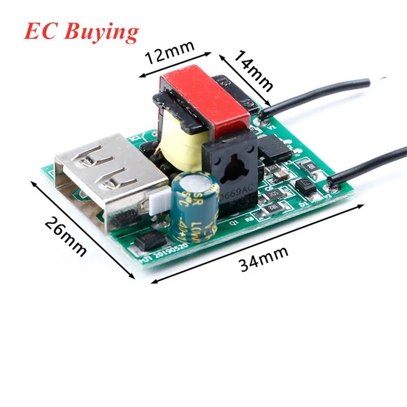 USB Converter Stabilizer DC-DC Buck Step Down Module 12V 24V 36V 48V ...
