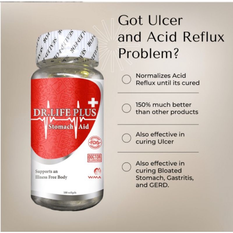 DR. LIFE PLUS for treatment of Ulcer, Gerd, Acid Reflux | Shopee ...