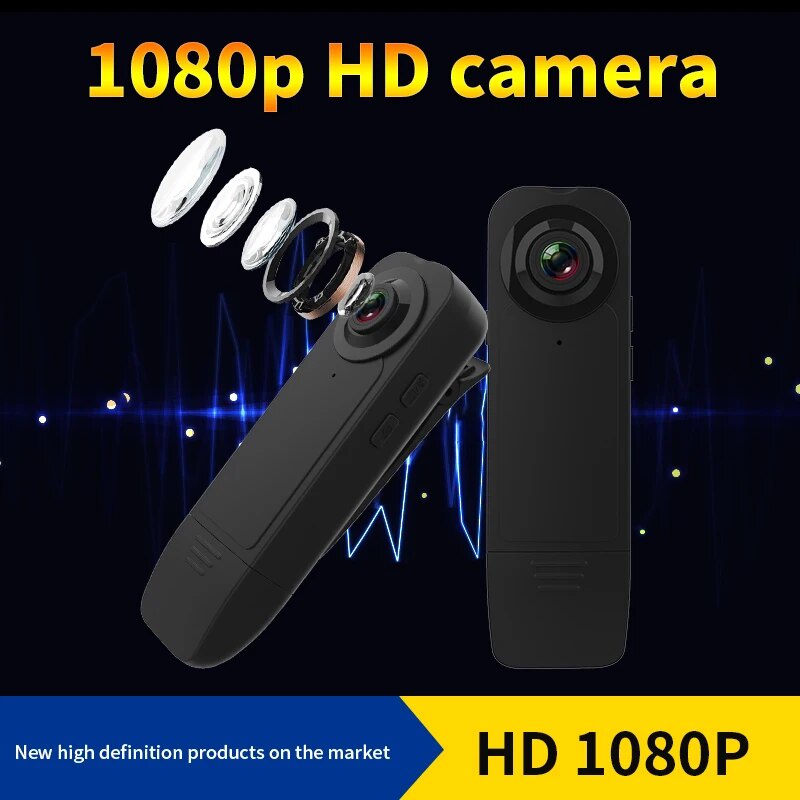 Smart BodyCam Camcorder Mini Camera Portable HD 1080P Small Digital ...