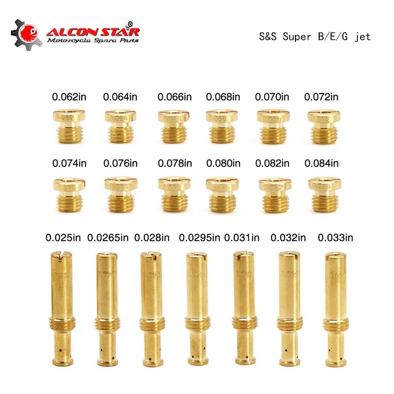 웃Alconstar Carburetor Main Intermediate Jet Nozzle Kit 35-0995 Copper Carb Jet Set ReplacementY ...