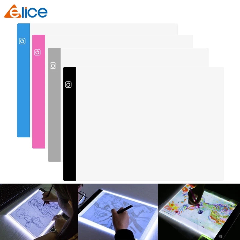Elice USB Powered Ultra-thin LED Drawing Board Pad Animation Tracing ...