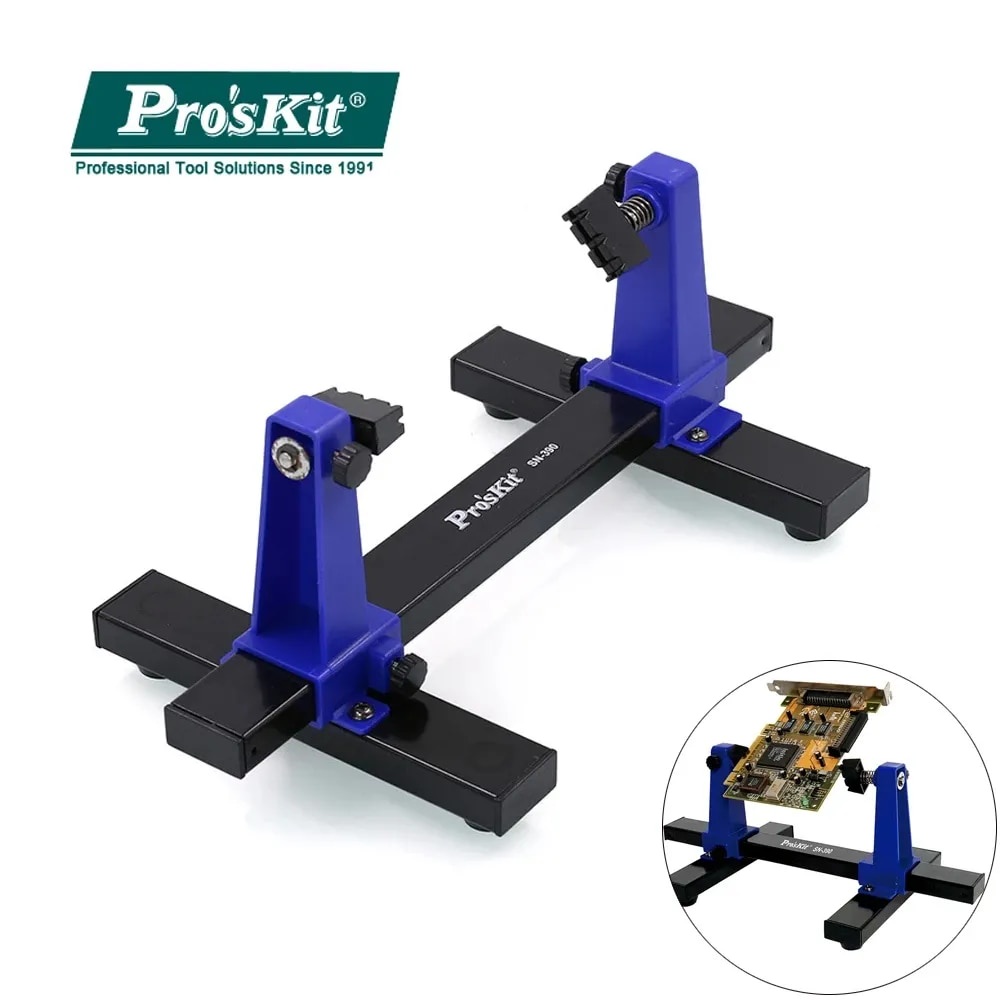 Pro'sKit SN-390 Adjustable PCB Holder 360 Degree Rotation Printed Circuit Board Jig Soldering ...