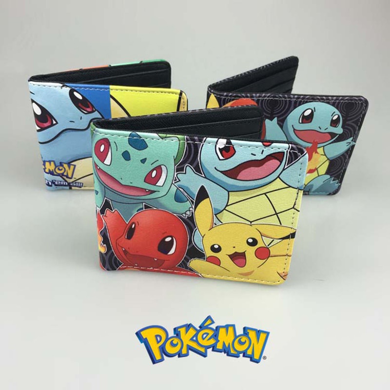 Pokemon Anime Cartoon Bag Pikachu Boy And Girl Wallet Snorlax ...