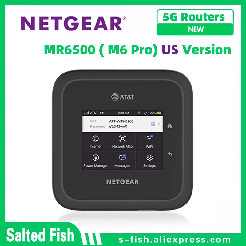 ┲Unlocked Netgear MR6500 Nighthawk M6 Pro 5G WiFi 6E Mobile Hotspot ...