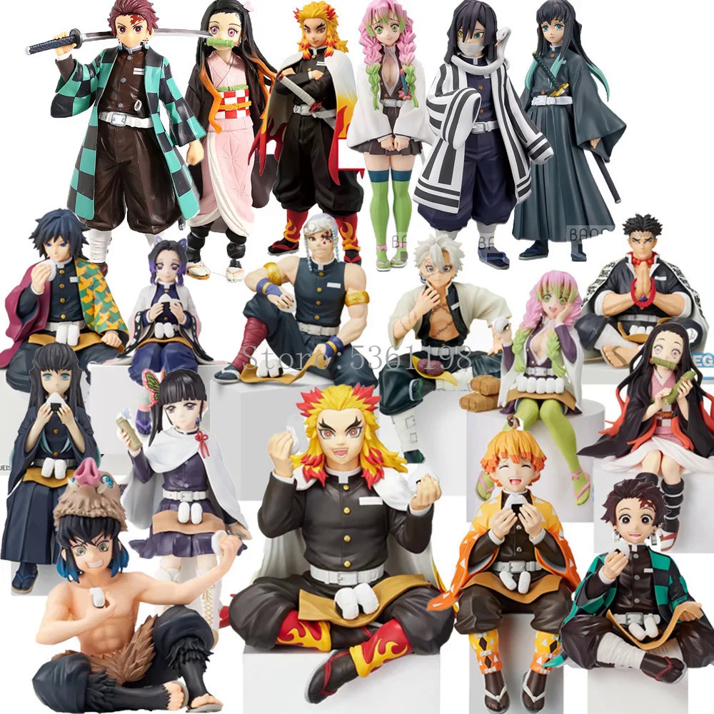 14cm Demon Slayer Anime Figure Kimetsu no Yaiba Action Figure Nezuko ...