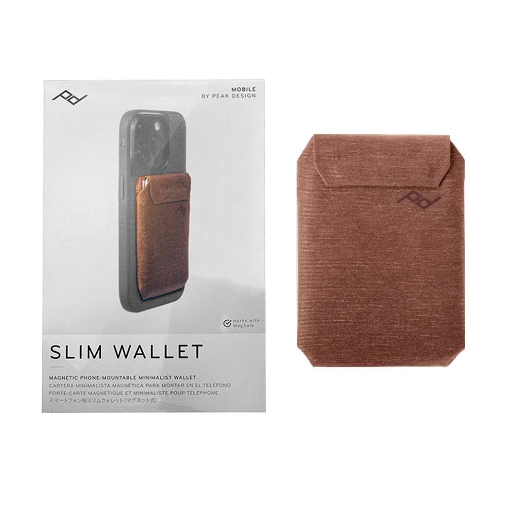 Peak Design Mobile Slim Wallet ( Redwood ) for Smartphones,Works with ...