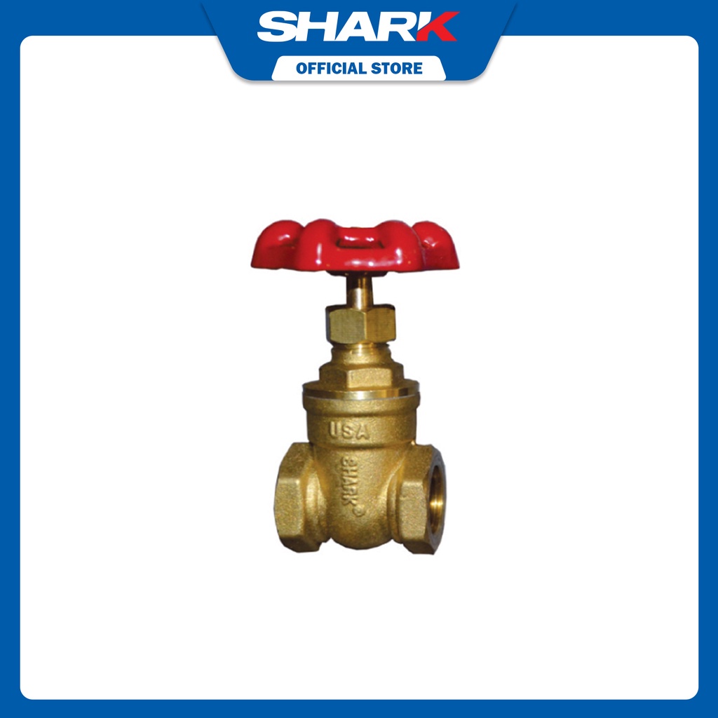 SHARK SF 2915 Brass Gate Valve 1/2" | Shopee Philippines
