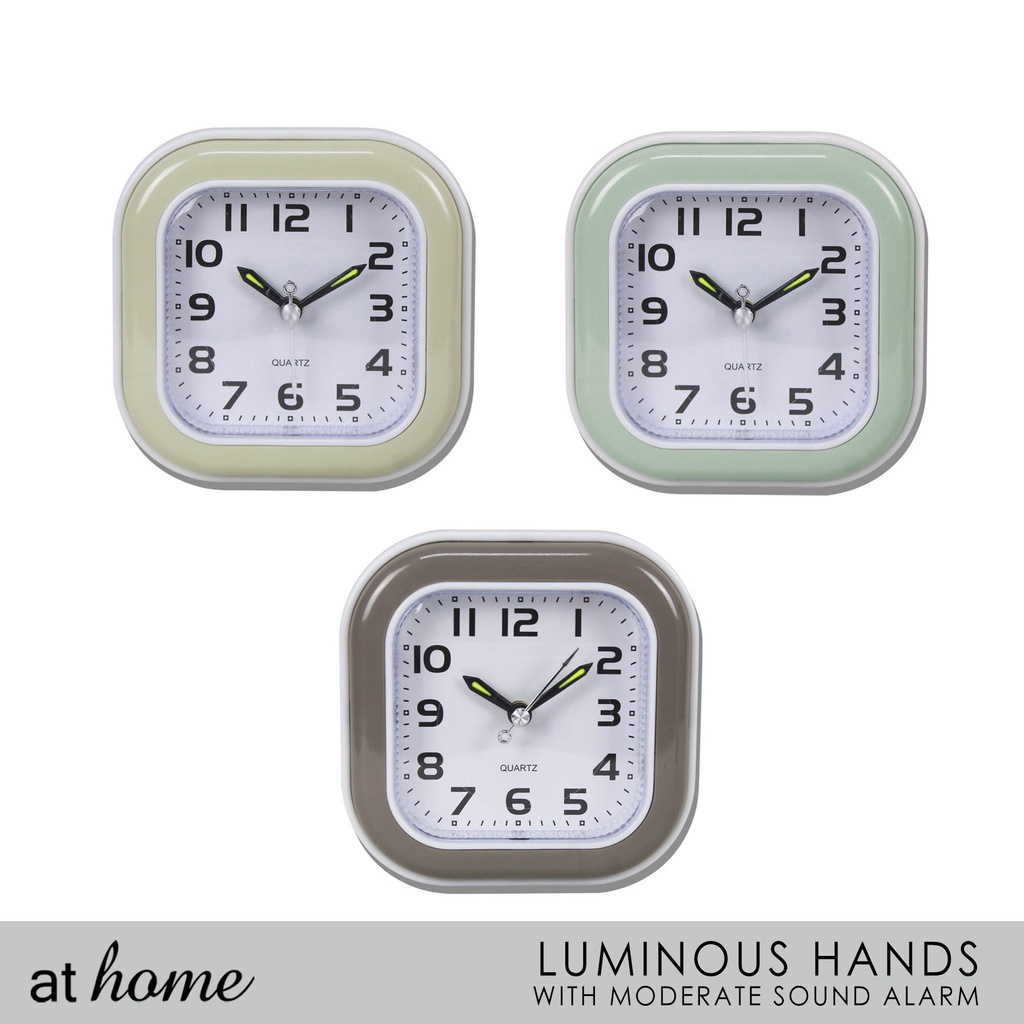 At Home Bryant Luminous Hands Analog Nordic Alarm Clock Moderate Alarm ...
