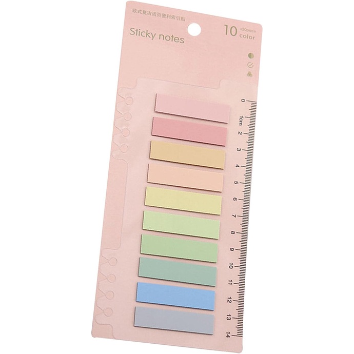 유Sticky Labels Color Mark Labels Self-Adhesive Page Markers and ...