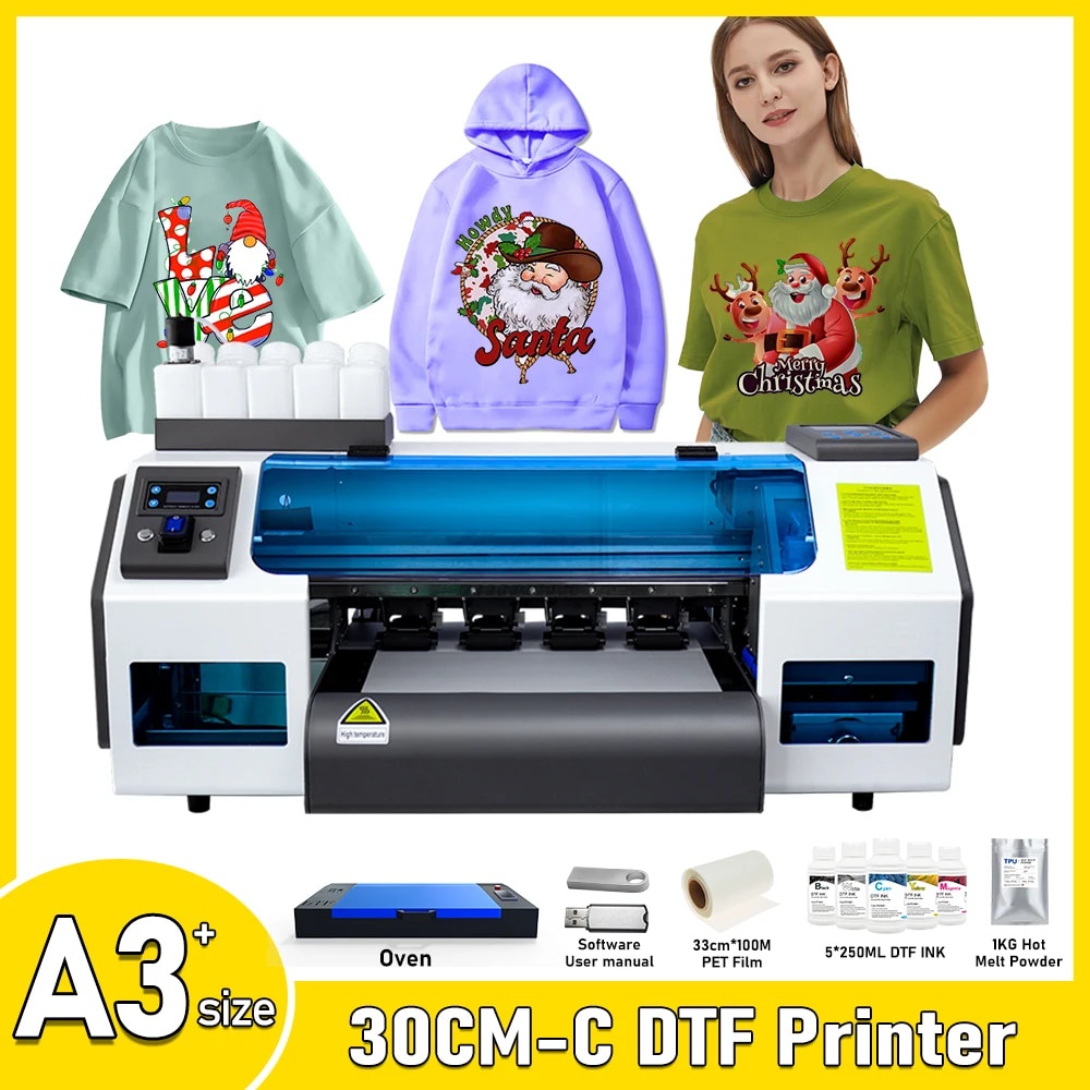 A3 DTF Printer XP600 T-Shirt Printer dtf A3 DTF Printing Machine A3 DTF Printer For Printing ...