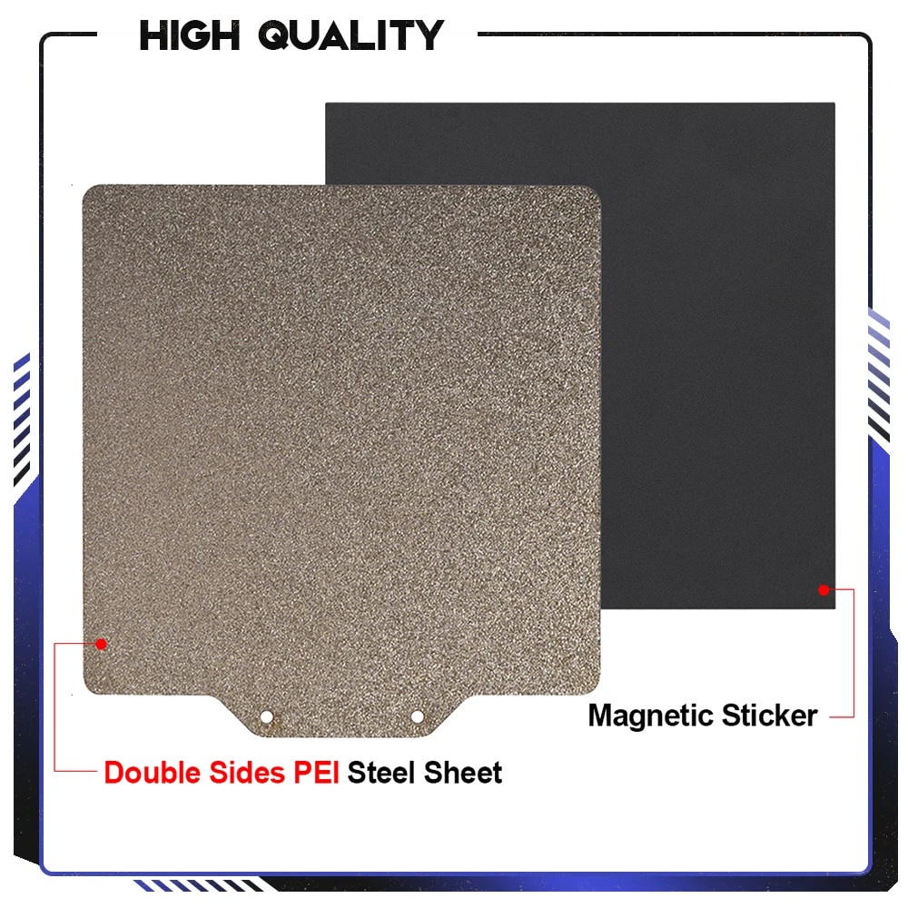 Double Sided PEI Spring Steel Sheet Powder Coated Plate PEI Bed ...