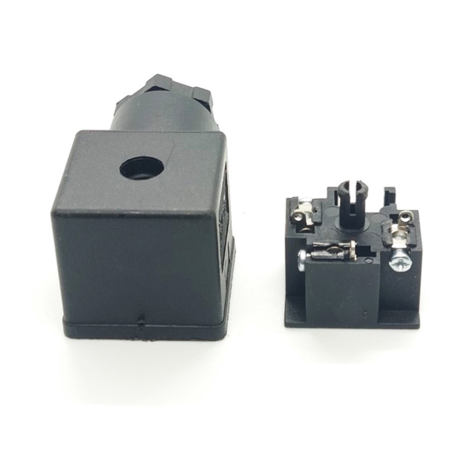 Plug Solenoid Valve Connector with IP67 Automotive Quick Lock Connector ...