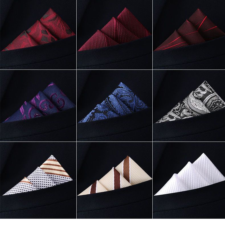 COD Handkerchief Men S Suit Pocket Square Scarf Formal Business ...