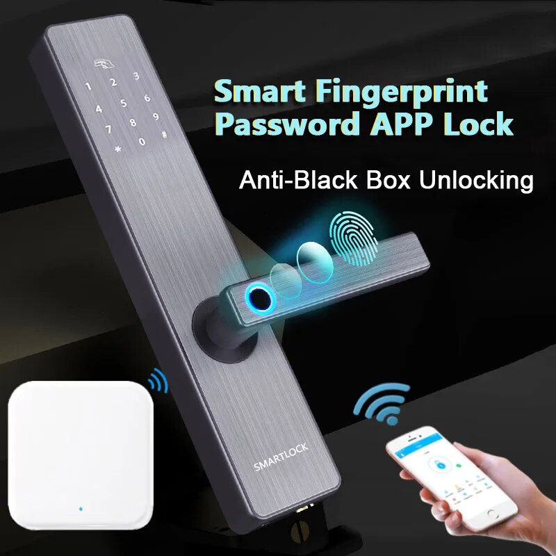 App Cotrol Doorlock Bluetooth Wifi Gateway Lock Fingerprint Smart ...