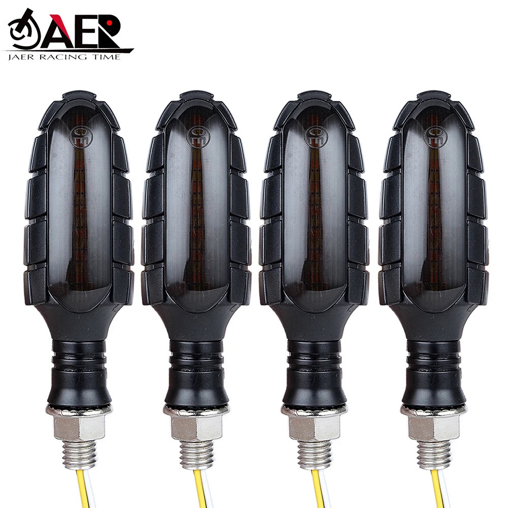 4 Buah Lampu Blinker Air Indikator Sinyal Belok LED Sepeda Motor 1.5W ...