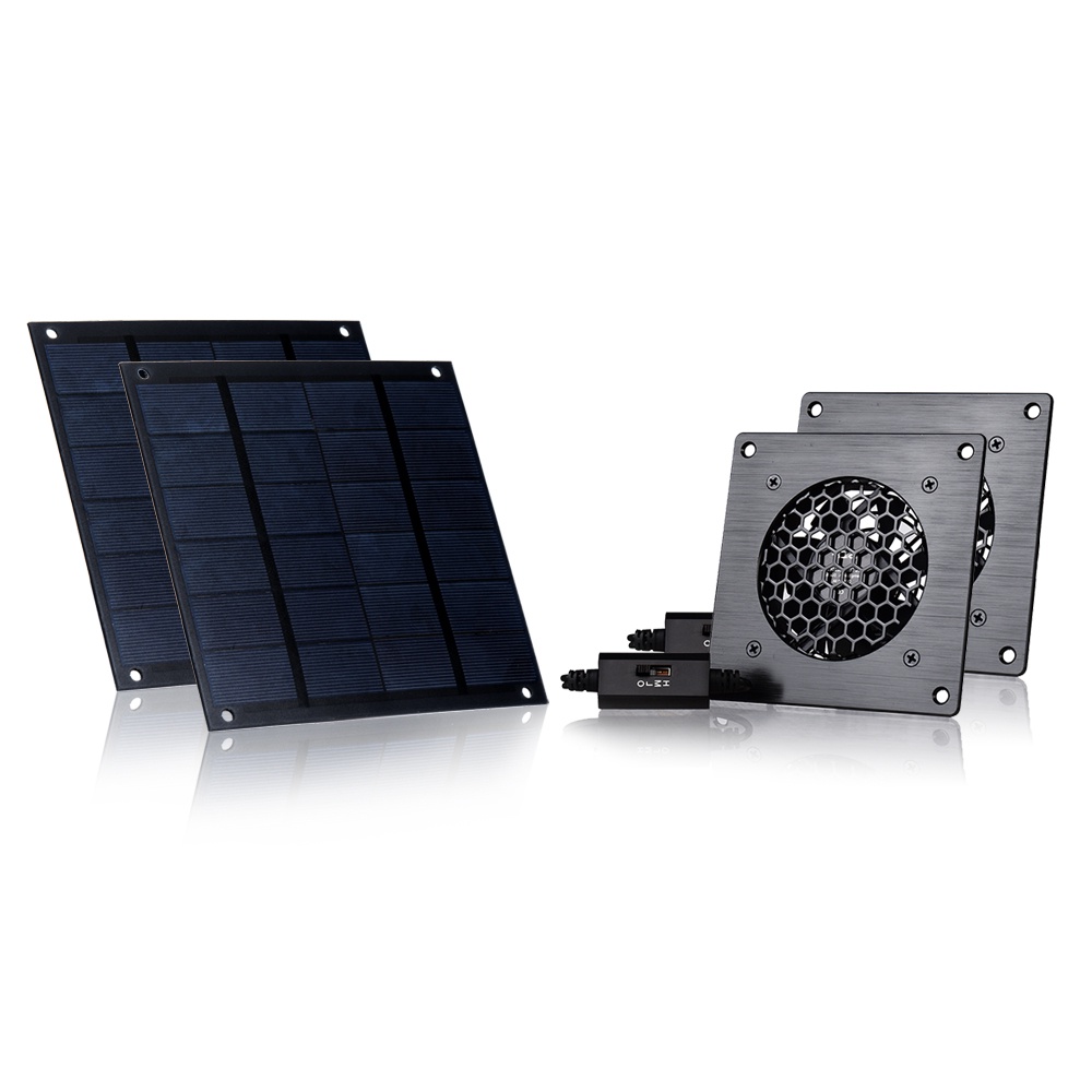 IP65 IP68 Waterproof Outdoor 5V 12 Volt Solar BLDC Fan for Greenhouse ...