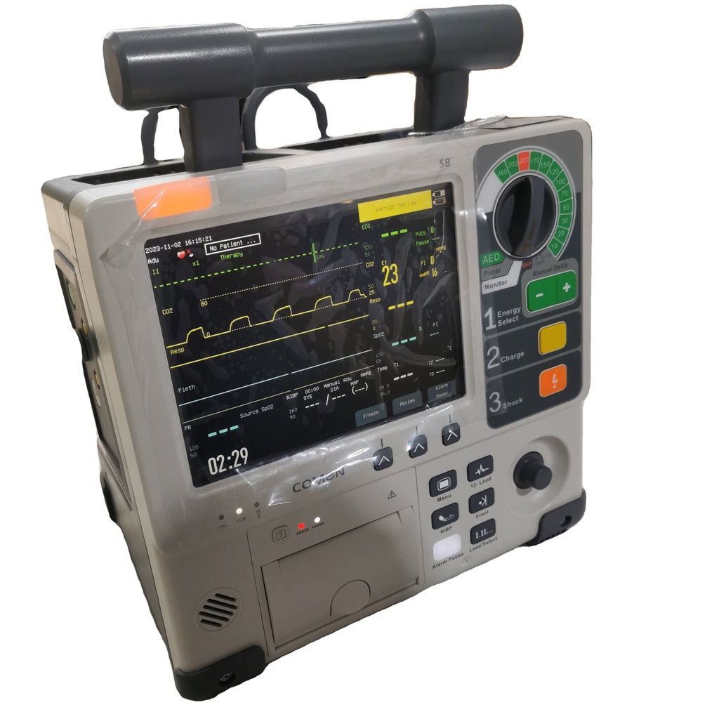 Comen S8 Defibrillator Monitor First Aid Portable Defibrillator with ...