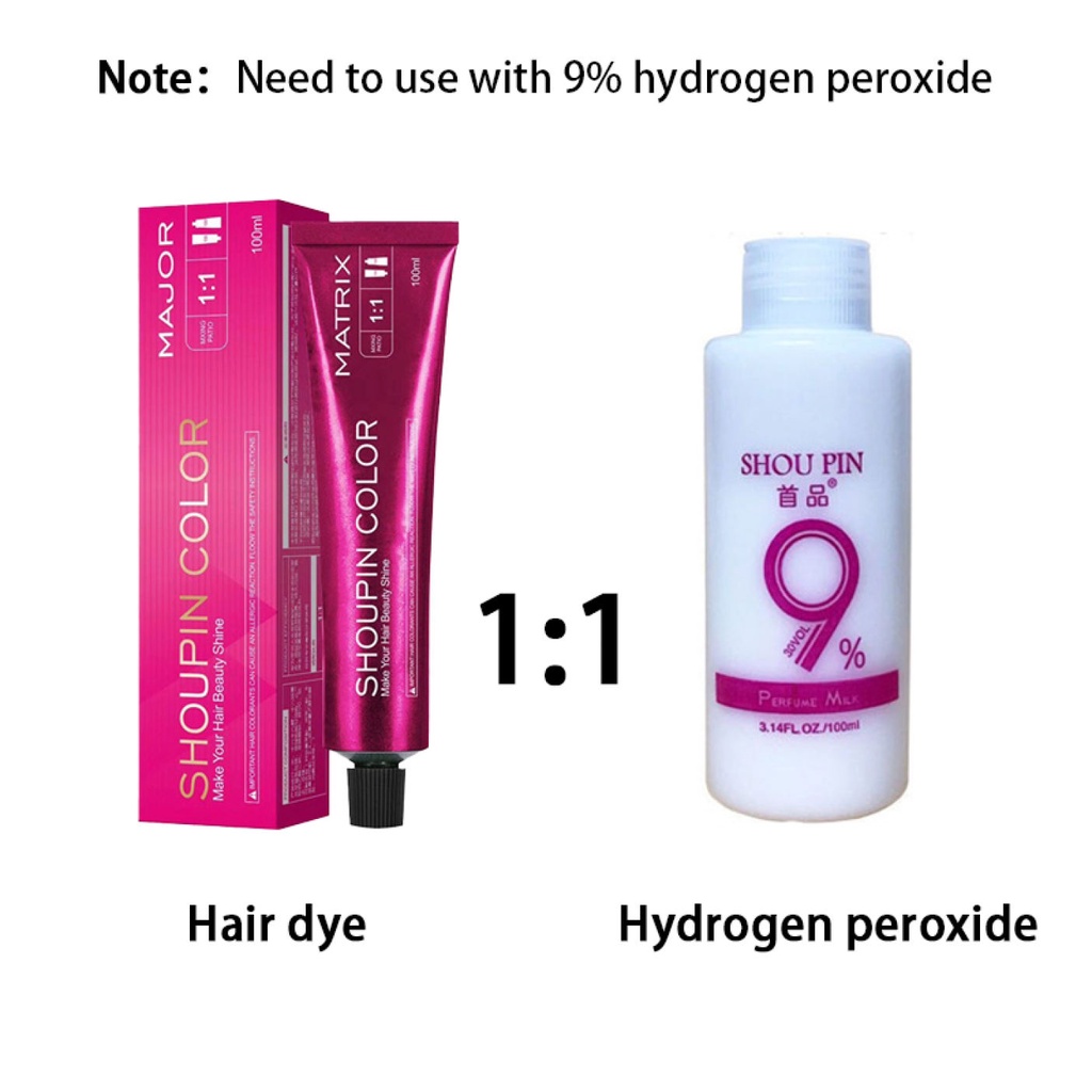 100% Orignal Permanent Hair Color Hair Color 100ml Hair Colour Cream ...
